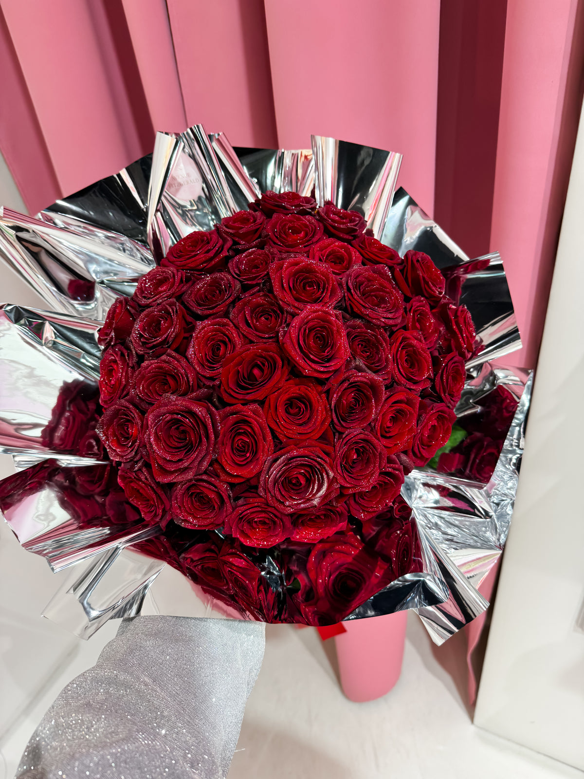 Bouquet de roses paillettes | AVENUE FITZGERALD
